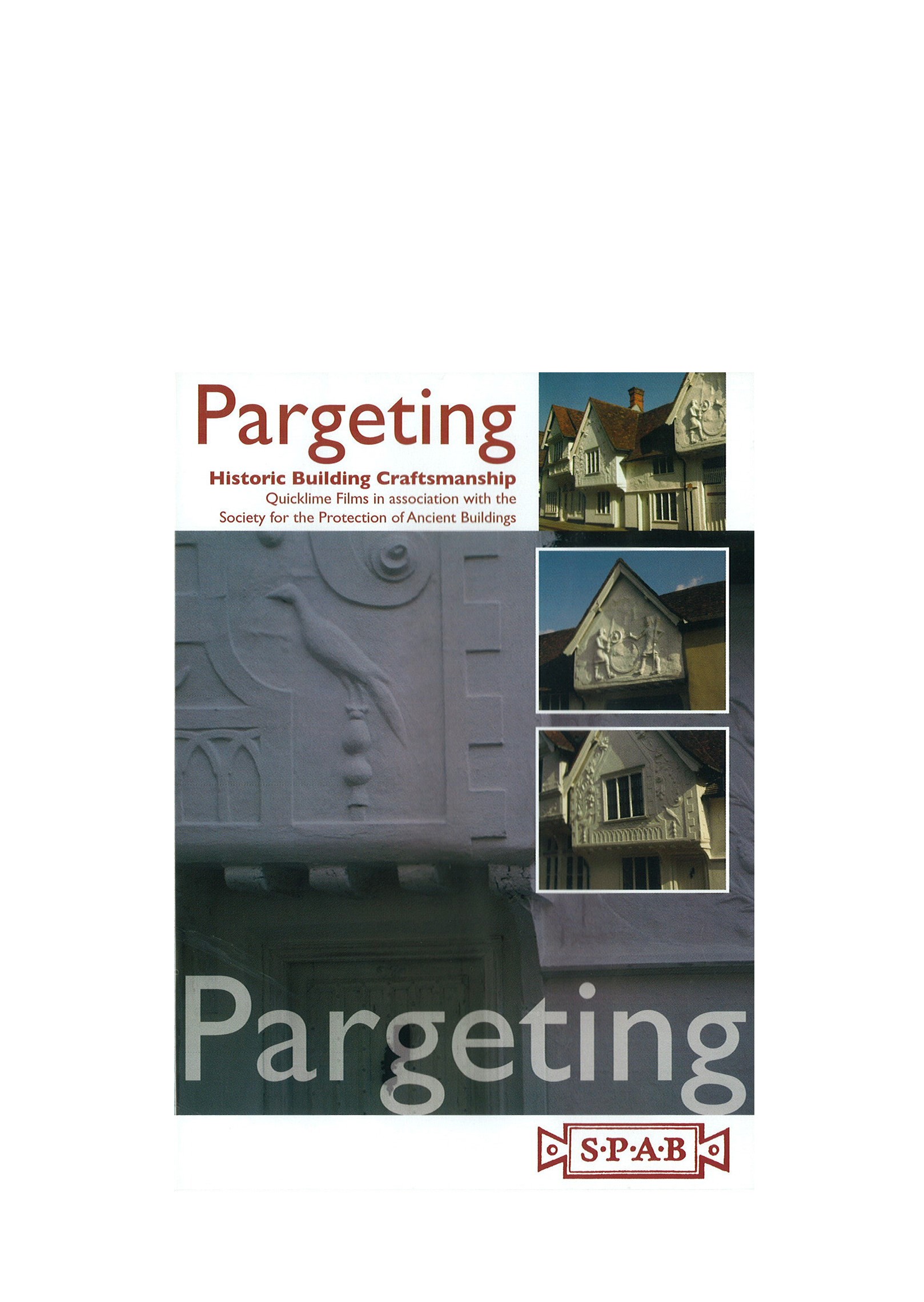 Pargeting DVD | spab.org.uk